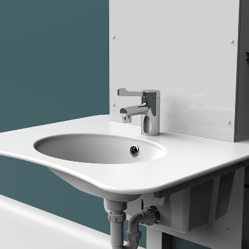 Astor ABW-CP Height Adjustable Wall Mounted Wash Basin for Changing ...