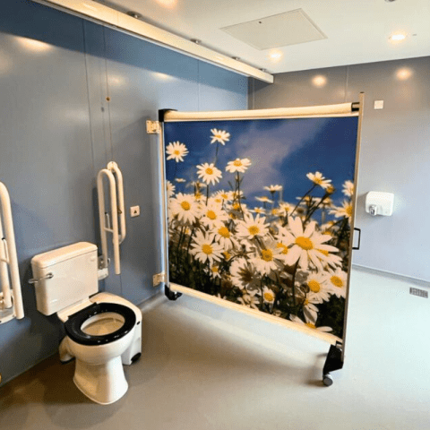 KwickScreen Wall Mounted Customisable Privacy Screen